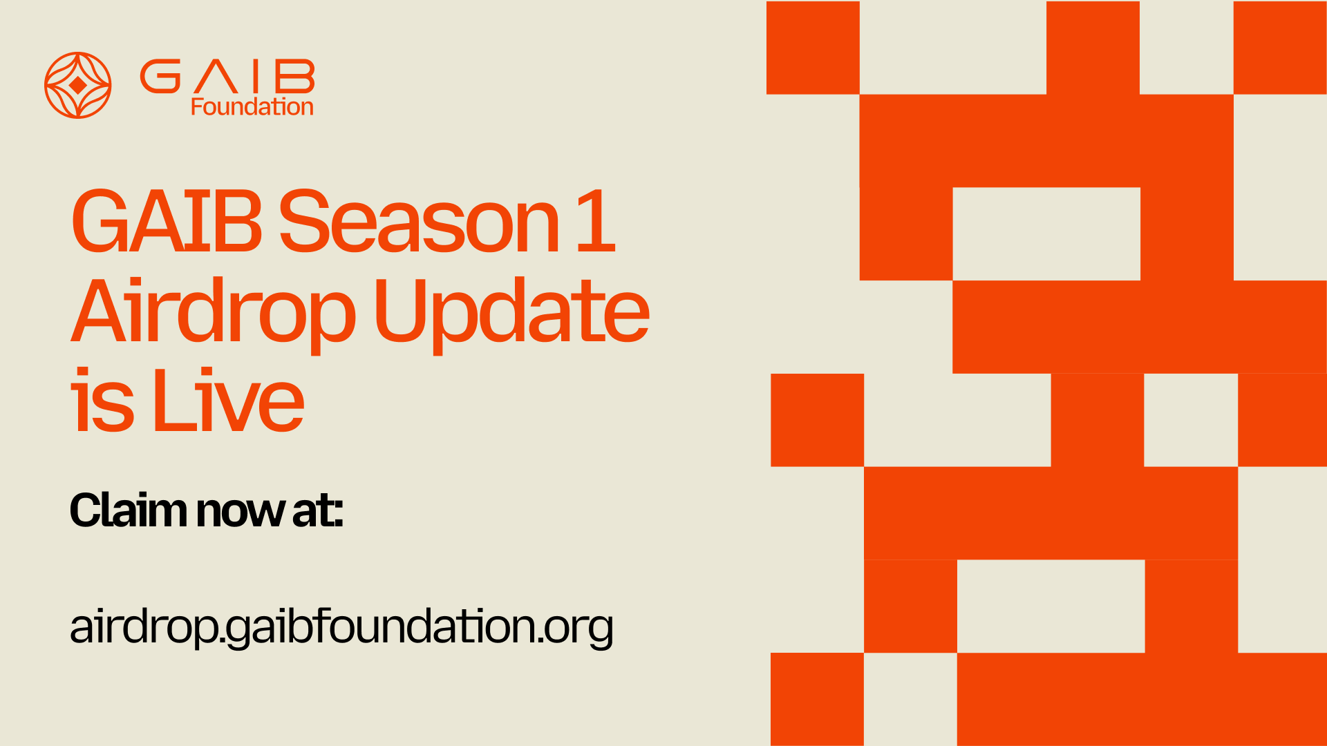 GAIB Season 1 Airdrop Update